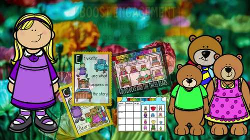 Goldilocks and the three bears size sort. by Murphys lesson design studio