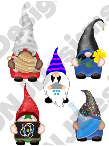 Science Gnome Bundle by DNJDesigns and Mathman1962 | TPT