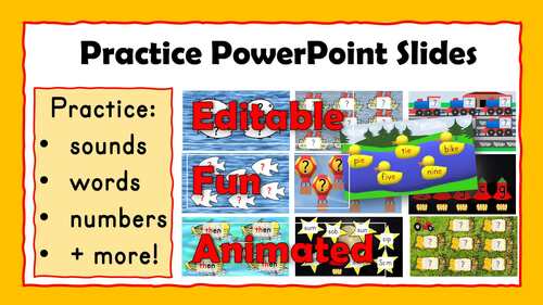 Reading Fluency Powerpoint Slides Animated And Editable By Lilibettes