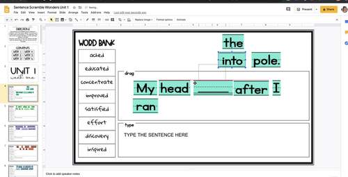 Vocabulary Center Activity: 3rd Grade Wonders UNIT 1 by Aubree Teaches