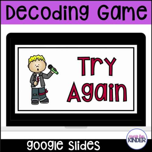 Digital Decoding Game with Short Vowels CVC and Consonant Blends Bundle