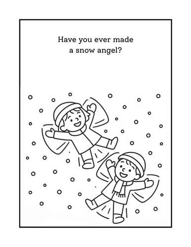 Winter Wonders: 40 Coloring Pages with Conversation Starters for Grade K-4