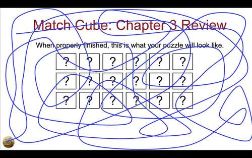 AICE Marine Science AS level Chapter 4 Nitrogen Cycle Match Cube Revw ...