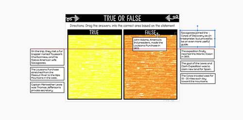 Lewis and Clark DIGITAL Interactive Notebook | Choice Board | Louisiana ...