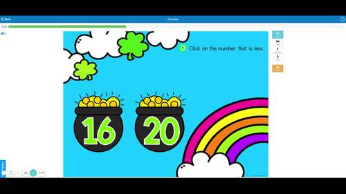 Comparing Numbers | Boom Cards™ | St. Patrick's Day Activities | TPT