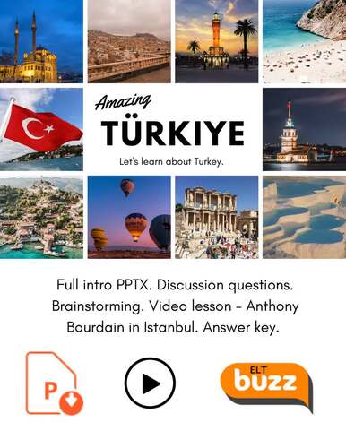 Türkiye. Turkey. Country. Research. Geography. Reading. PPTx. Video ...