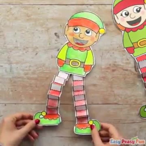 Elf Christmas Craft, Printable Christmas Bulletin Board Decoration ...