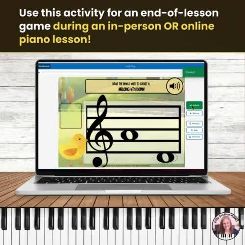 Creating Melodic Intervals Spring BOOM™ Cards Activity - 2nds-5ths on ...