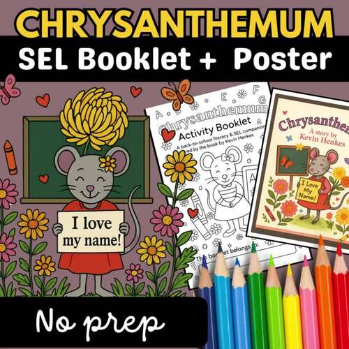 Chrysanthemum Activities and Crafts | Back to School SEL, Book ...