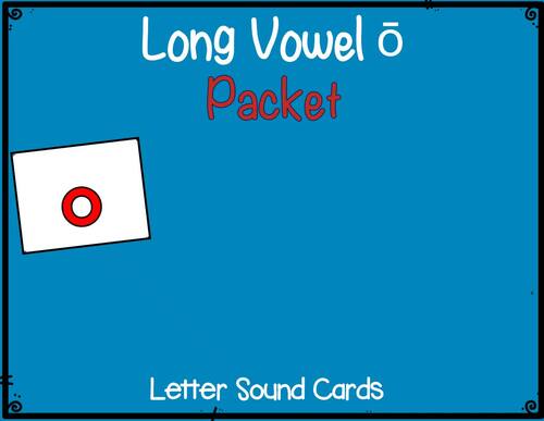 Long Vowel ō Packet Picture & Word Cards Plus Worksheets | TPT