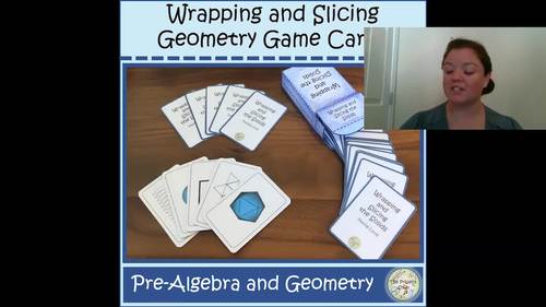 3D Shapes Nets and Slices Playing Cards by The Project Shoppe | TPT