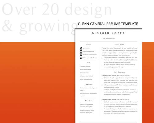 Teacher Resume and Cover Letter Templates | EDITABLE Word, Doc & Mac Pages