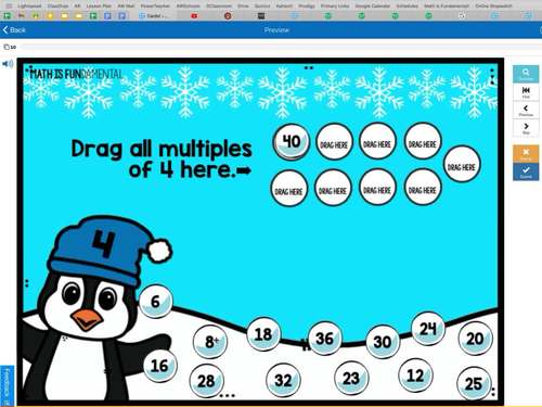 Finding Multiples of 2 thru 9 - Level 1 | Boom Cards | 4.OA.B.4 | TPT