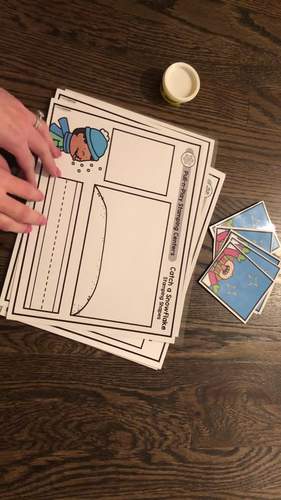 Pull-n-Play Winter Stamping Shape Mats by Little Kinder Creations