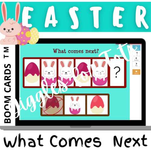 Easter WHAT COMES NEXT Sequencing PATTERNS Boom Cards Distance Learning ...