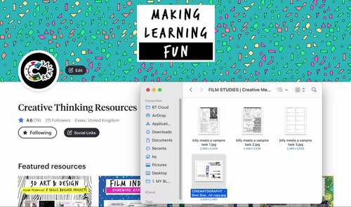 FILM STUDIES | Creative Media - Cinematography, shot type & narrative TASK