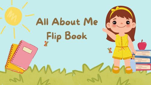 All About Me Flip Book by Allyson - Stickers and Stars | TPT
