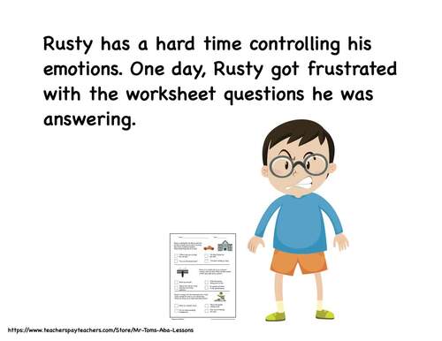 Rusty Acts Before Thinking - Social Skills Behavior Story - SEL | TPT