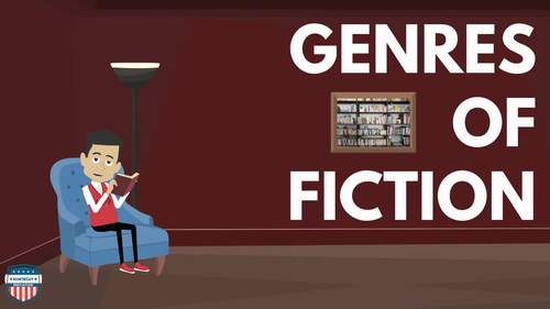 Reading Genres (Fiction) Review Video by Bow Tie Guy and Wife | TPT