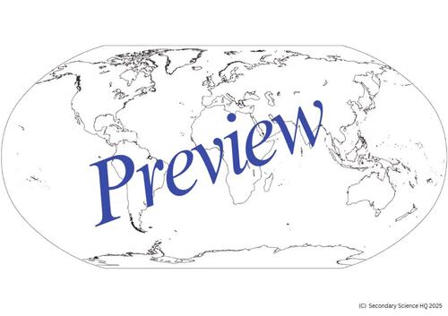 Earth’s Distribution of Resources MAP and Research Project - Earth and ...