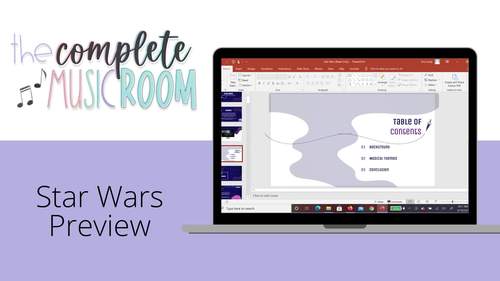 Star Wars - Musical Themes Study by The Complete Music Room | TPT