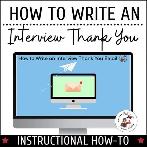 Interview Thank You Email Guide | Job Skills | High School Transition ...