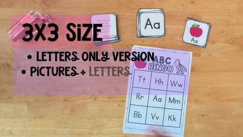Alphabet Rhyming Riddles Bingo | Phonics & Letter Recognition Game