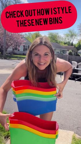 Editable Bin Labels | Bold Rainbow Colorful design | Classroom Organization