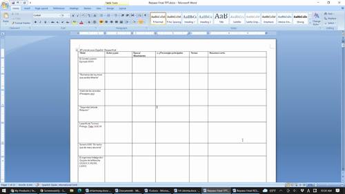 AP Spanish Literature: Final Review Activity | TPT