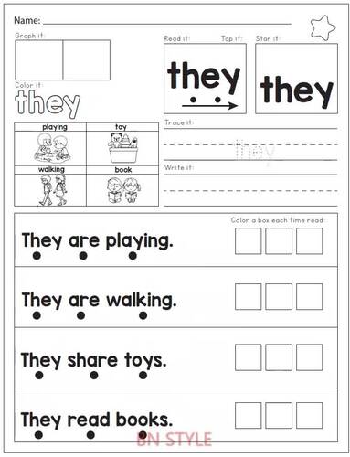 Sight Words Mastery Pack: Science of Reading Approach (Grades K-2) by ...