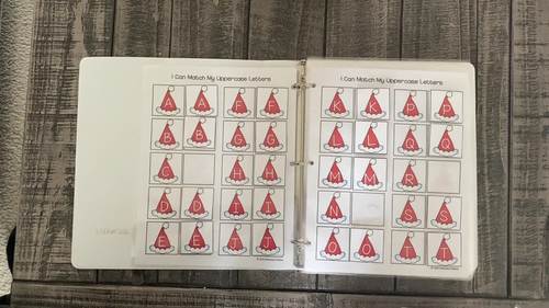 Toddler Learning Binder - DECEMBER - Christmas Themed by Education Elation