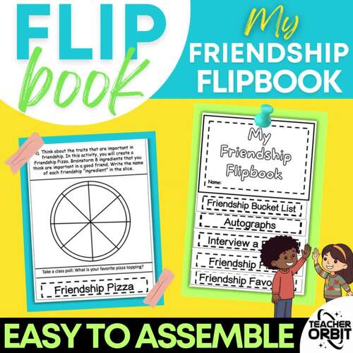 Healthy Friendship Skills Flipbook Activities Friendship Day End of Year