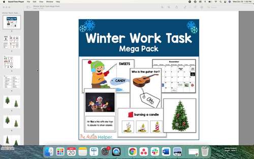 Winter Work Task Mega Pack by The Autism Helper | TPT