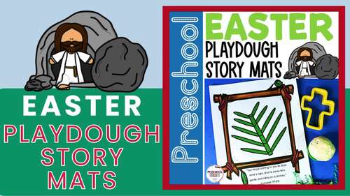 Christian Easter Preschool Activities - EASTER PLAYDOUGH MATS by ...