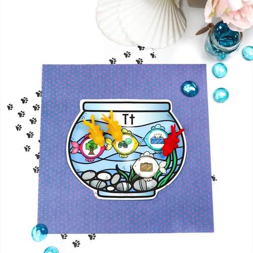 Fish Initial Letter Sounds Activity by Turner Tots | TPT