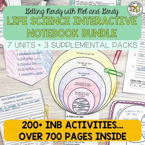 Biology | Life Science Interactive Notebook: Cells, Genetics, Ecology ...