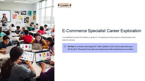 E Commerce Specialist Career Exploration 101 4: Career Exploration ...