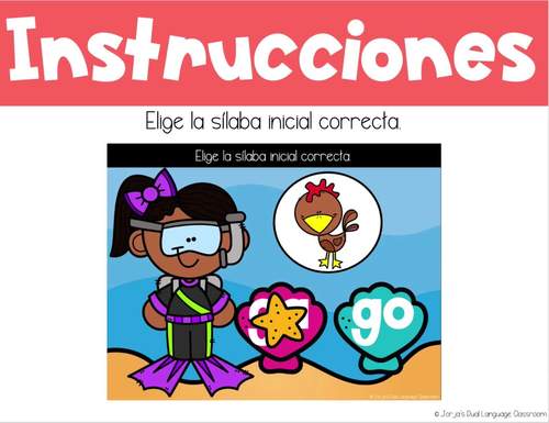 Centros de lectura para kinder DIGITAL Océano | TPT