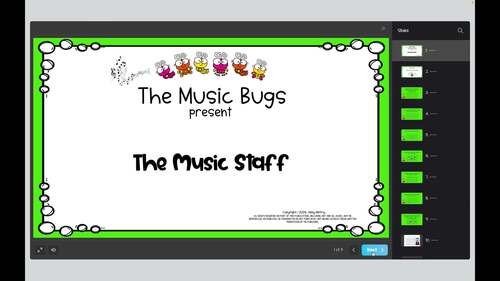 Introduction to the Music Staff | Line and Space Notes Interactive ...