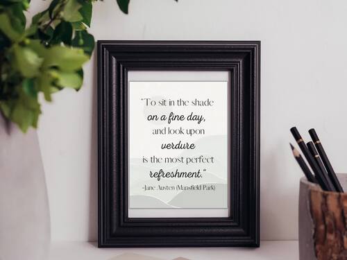 Jane Austen Famous Quotes Posters - ( Classroom Decor / Bulletin Boards )