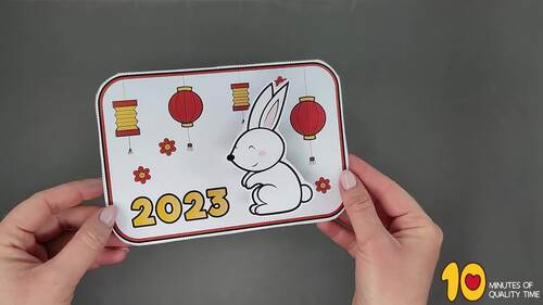 Chinese New Year 2023 – Year of the Rabbit Craft by 10 Minutes of ...