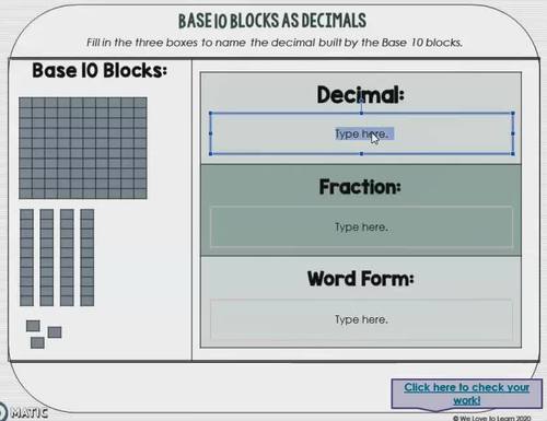 Digital Understanding Decimals Activities for Google Slides by We Love ...