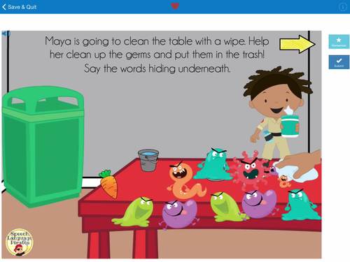 Germ Articulation: K & G - Boom Cards for Distance Learning | TPT