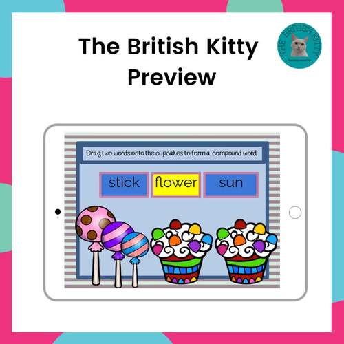 Teacher Appreciation Dollar Deal Compound Words Boom™ Cards | TPT