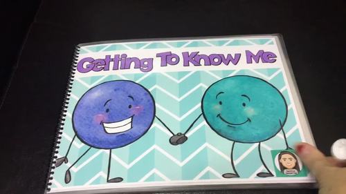 Self Esteem Dry Erase Book: Getting To Know Me by Positive Counseling