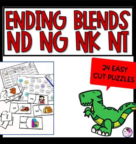 Ending Blends | Final Consonant Blends | N Blends | Phonics Centers