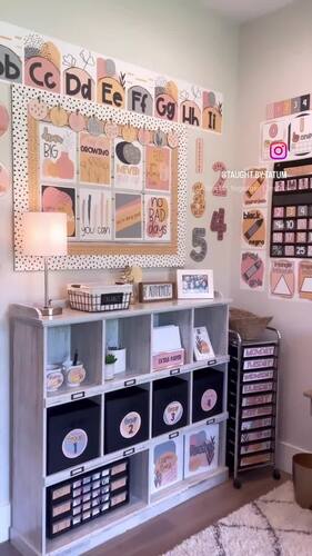 Blushing Boho Classroom Decor Bundle by Taught By Tatum | TPT