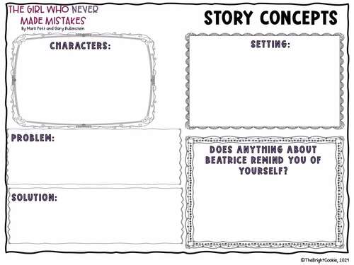 The Girl Who Never Made Mistakes | SEL Growth Mindset Activities ...