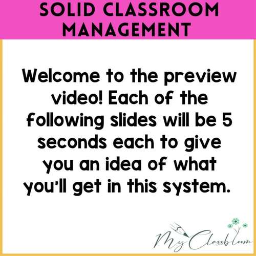 No Incentive Classroom Management System, Behavior Management Plan That ...