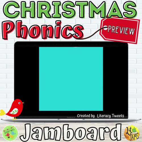 Christmas Phonics CVCE Activities Bundle | Jamboard™ by Literacy Tweets